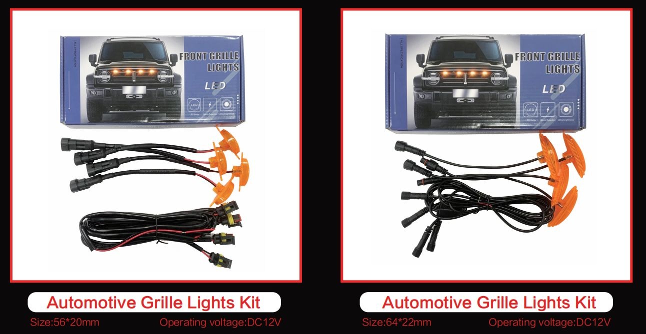 Automotive Grille Lights Kit